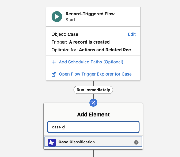 Using Flow and Prompt Template to Classify Cases - Salesforce Time