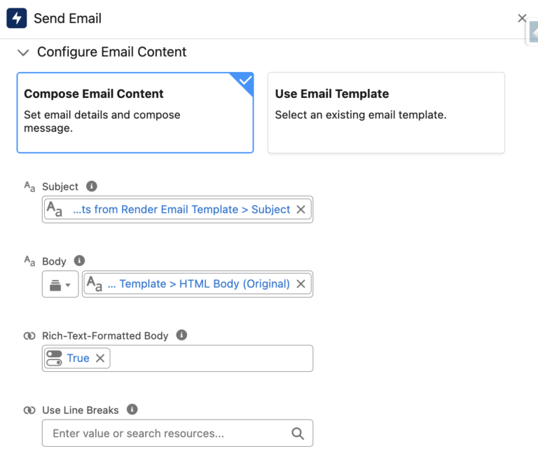 Rendering Email Templates in Flow - Salesforce Time