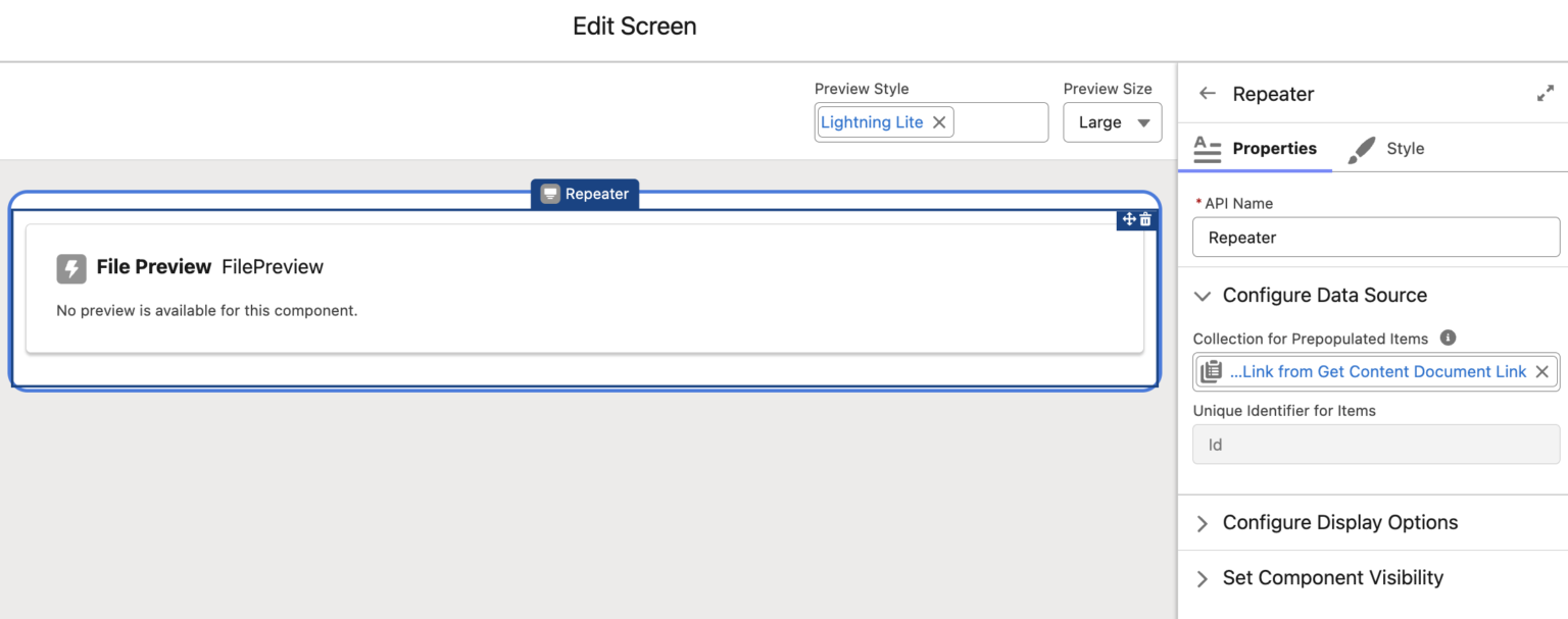 How to Preview a File in Screen Flow - Salesforce Time
