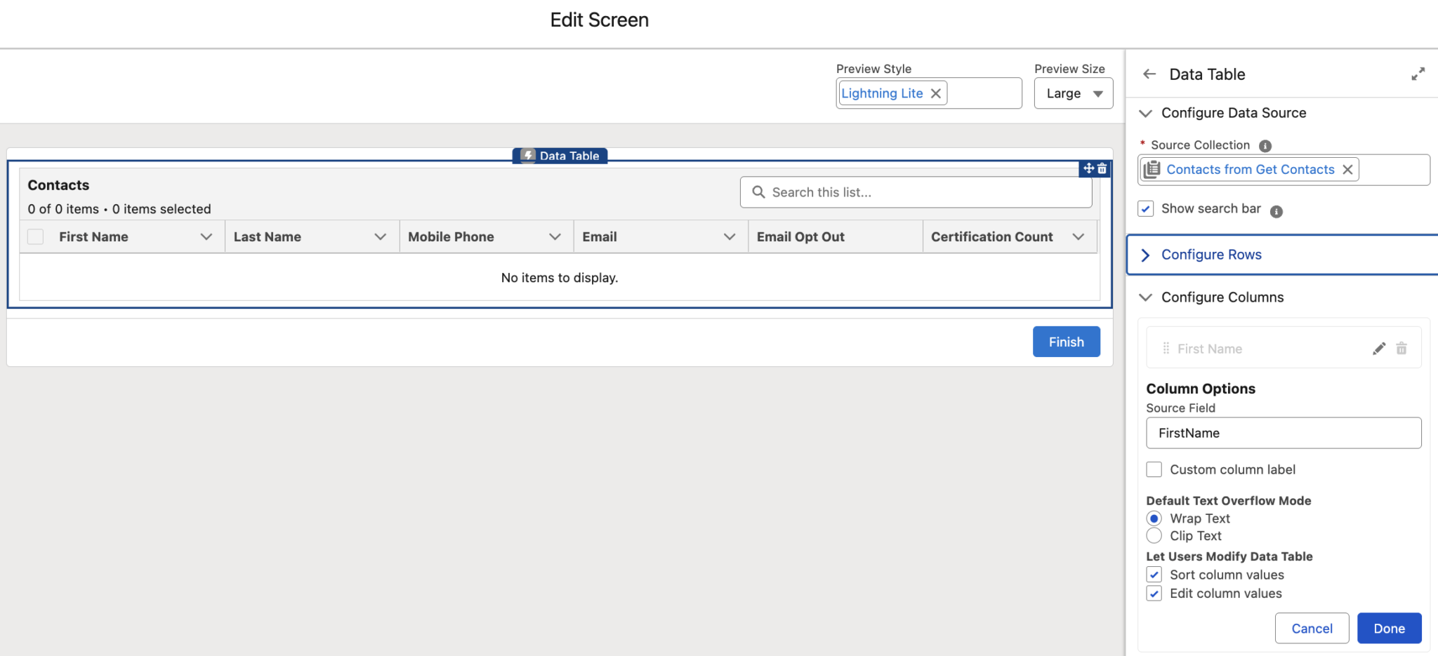 Salesforce Flow Data Table Now Supports Inline Editing and Sorting ...